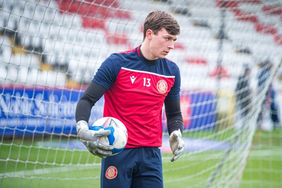 Stevenage Goalkeeper Billy Johnson 13 Warming Editorial Stock Photo ...