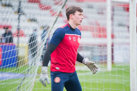 Stevenage Goalkeeper Billy Johnson 13 Warming Editorial Stock Photo ...