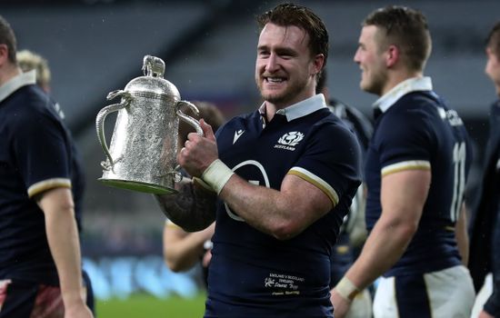 Stuart Hogg Captain Scotland Calcutta Cup Editorial Stock Photo - Stock ...