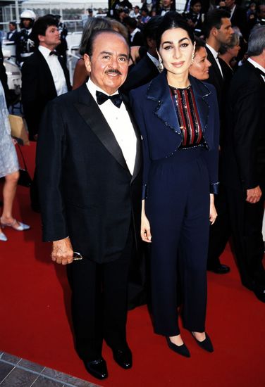 Adnan Khashoggi Wife Shahpari Cannes 1998 Editorial Stock Photo - Stock ...