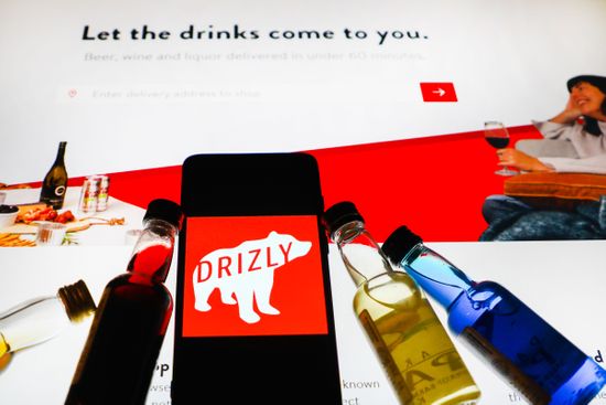 Drizly App Logo Displayed On Mobile Editorial Stock Photo - Stock Image ...