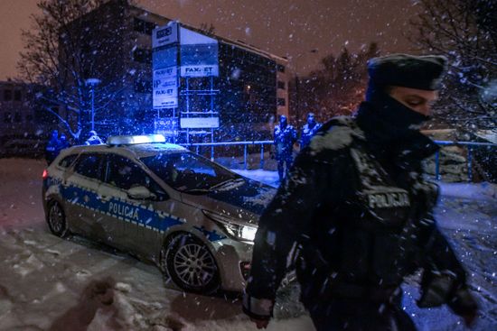 Police Guards State Tv Brodcaster Tvp Editorial Stock Photo - Stock ...