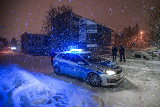 Police Guards State Tv Brodcaster Tvp Editorial Stock Photo - Stock ...