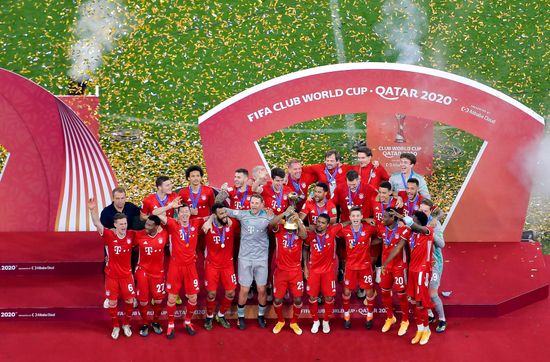 Team Members Bayern Munich Celebrate Trophy Editorial Stock Photo ...