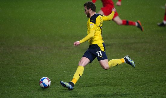 Sam Winnall Oxford United Editorial Stock Photo - Stock Image ...