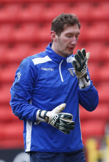 Jack Bonham Gillinghams During Prematch Warmup Editorial Stock Photo ...