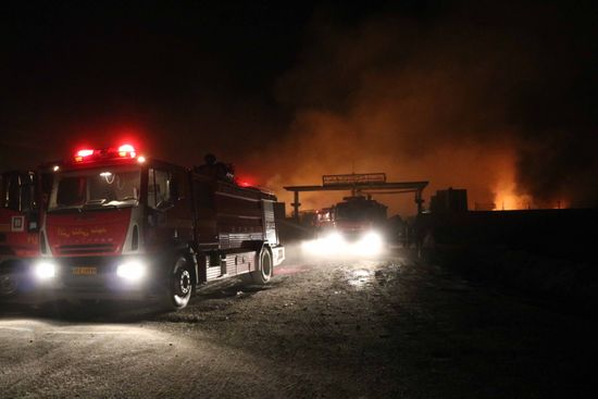 Firefighters Arrive Scene Fire Islam Qala Editorial Stock Photo - Stock ...