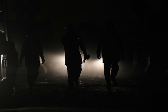 Firefighters Arrive Scene Fire Islam Qala Editorial Stock Photo - Stock ...