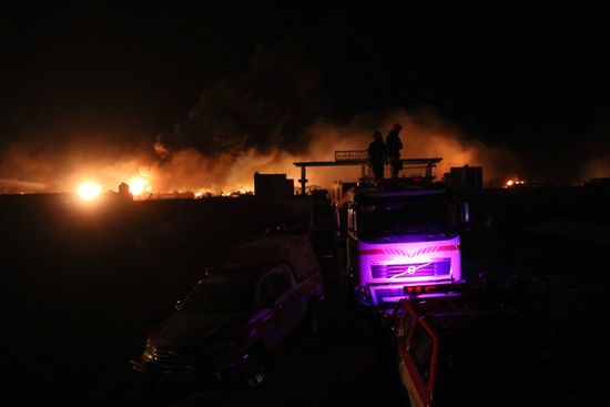 Firefighters Arrive Scene Fire Islam Qala Editorial Stock Photo - Stock ...
