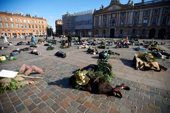 People Lie On Grounde During Diein Editorial Stock Photo - Stock Image ...