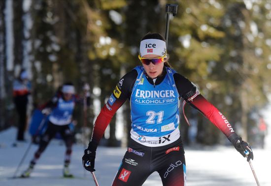 Ida Lien Norway Competes Womens 15km Editorial Stock Photo - Stock ...