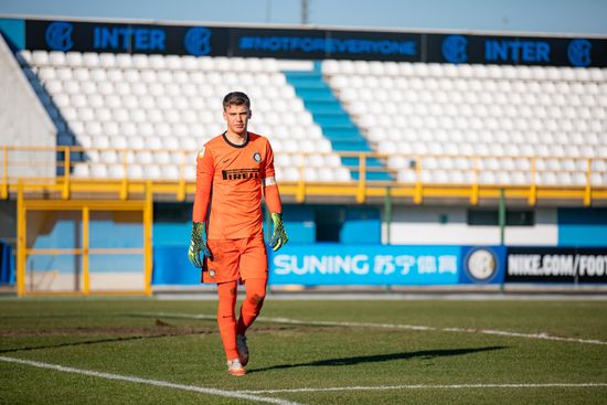 Filip Stankovic Fc Internazionale During Primavera Editorial Stock ...