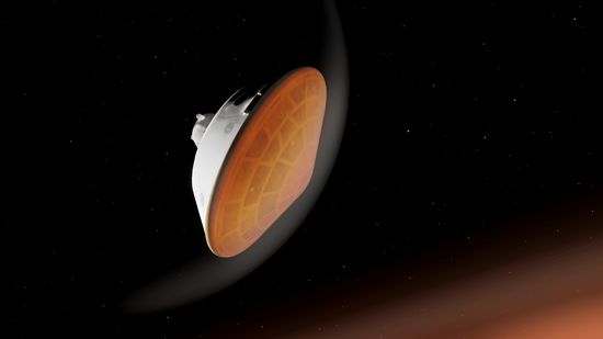 Heat Shield Facing Planet Nasas Perseverance Editorial Stock Photo ...