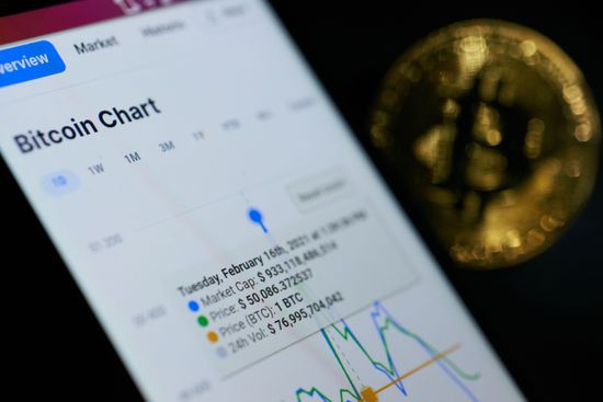 Bitcoin Soared On Tuesday Alltime High Editorial Stock Photo - Stock ...