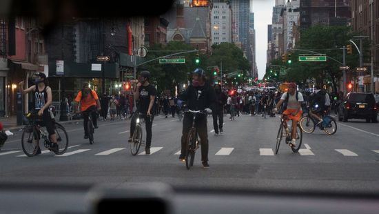 Protests Go On Street Bike Scouts Editorial Stock Photo - Stock Image ...
