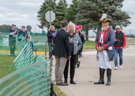 Trump Supporter Dresses Colonial Patriot Trump Editorial Stock Photo ...