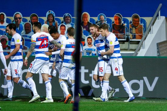 Qpr Sam Field Team Mates Celebrate Editorial Stock Photo - Stock Image ...