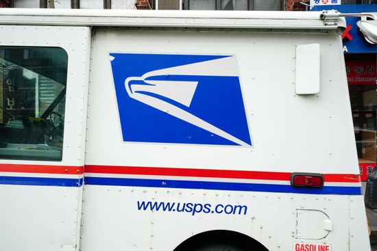 View United States Postal Service Delivery Editorial Stock Photo ...