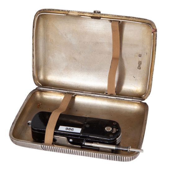 Kgb Spy Cigarette Case Containing Hidden Editorial Stock Photo - Stock ...