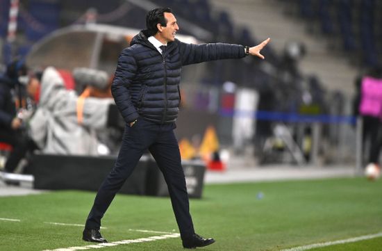 Villarreals Head Coach Unai Emery Reacts Editorial Stock Photo - Stock ...