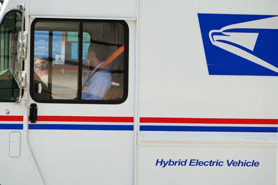 View United States Post Office Driver Editorial Stock Photo - Stock ...