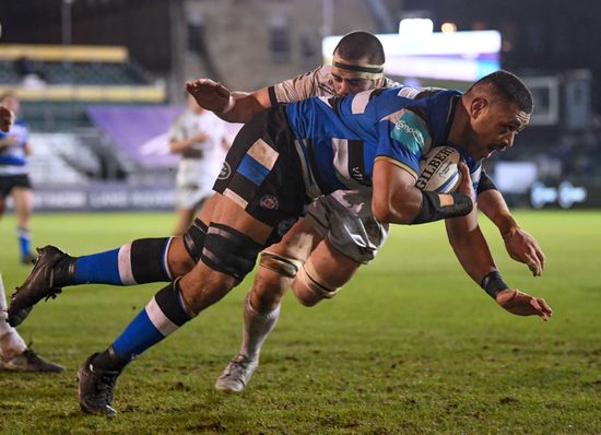 Taulupe Faletau Bath Scores Try Under Editorial Stock Photo - Stock ...