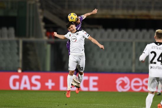 Kevin Agudelo Ac Spezia Action Against Editorial Stock Photo - Stock ...