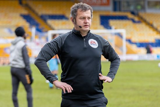 Assistant Referee Gareth Viccars Before Efl Editorial Stock Photo ...