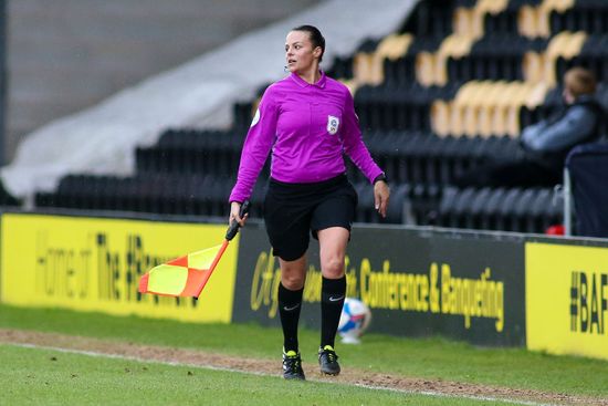 Lisa Rashid Assistant Referee Running During Editorial Stock Photo ...