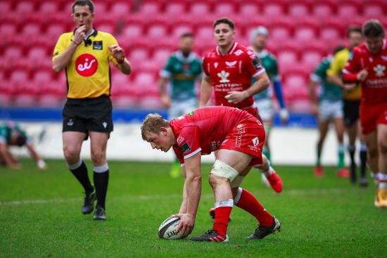 Jac Morgan Scarlets Scores His Second Editorial Stock Photo - Stock ...