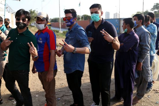 Pakistani Spectators Arrive Watch Opening Match Editorial Stock Photo ...