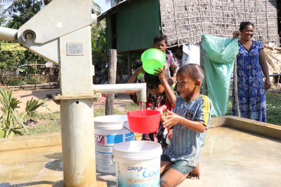 Children Fetch Water New Well Constructed Editorial Stock Photo - Stock ...