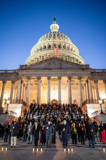 Members Senate House Representatives Observe Moment Editorial Stock ...