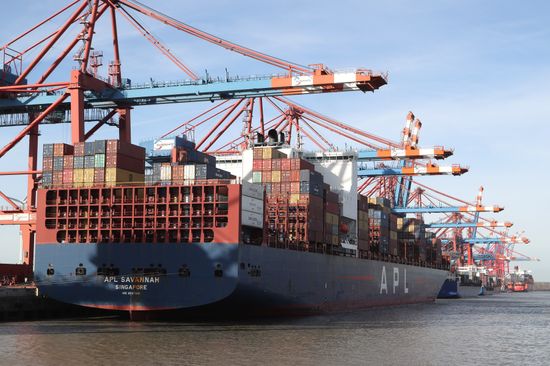 Container Ship Apl Savannah Apl Lines Editorial Stock Photo - Stock ...