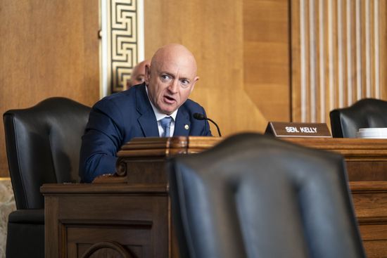 Senator Mark Kelly Democrat Arizona Speaks Editorial Stock Photo ...
