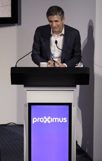 Proximus Ceo Guillaume Boutin Pictured During Editorial Stock Photo ...