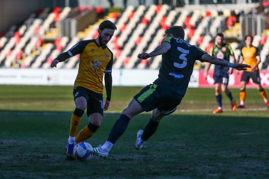 Newport Countys Captain Josh Sheehan 10 Editorial Stock Photo - Stock ...