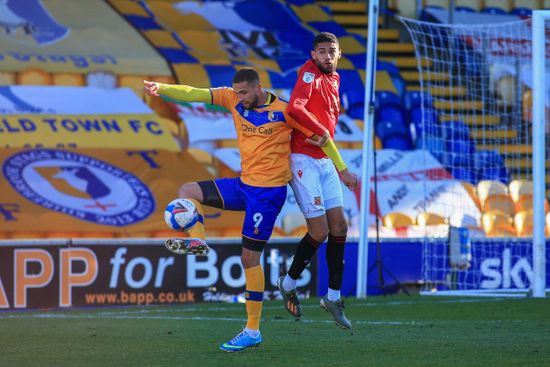 Jordan Bowery 9 Mansfield Town During Editorial Stock Photo - Stock ...