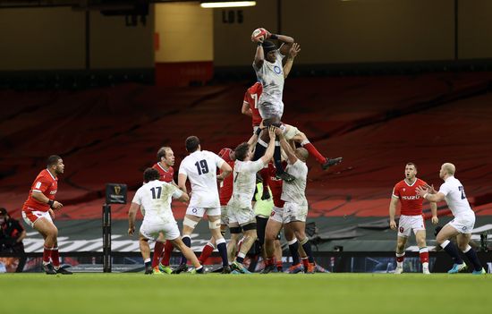 Maro Itoje England Wins Line Out Editorial Stock Photo - Stock Image ...