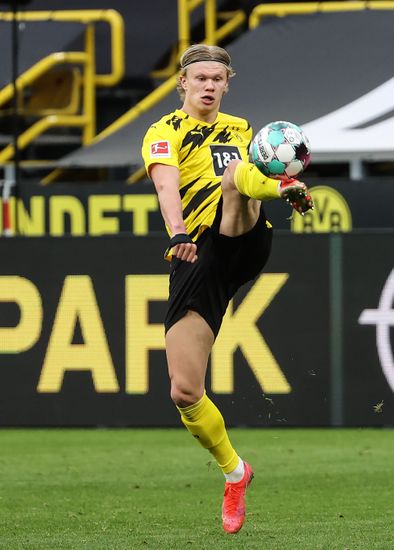 Erling Haaland Dortmund Competes During German Editorial Stock Photo ...