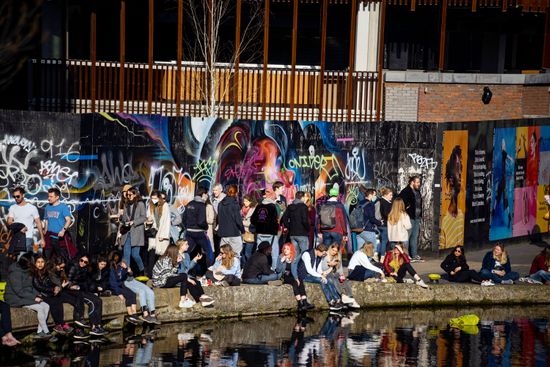Early Spring Weather Brings People Out Editorial Stock Photo - Stock ...