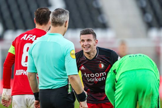 Lr Referee Bjorn Kuipers Bryan Linssen Editorial Stock Photo - Stock ...