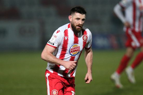 Danny Newton Stevenage During Stevenage Vs Editorial Stock Photo ...