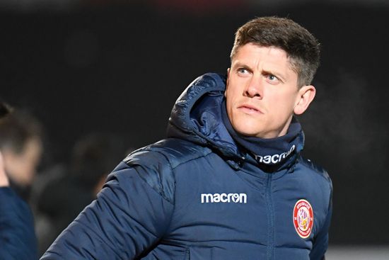 Stevenage Manager Alex Revell During Efl Editorial Stock Photo - Stock ...