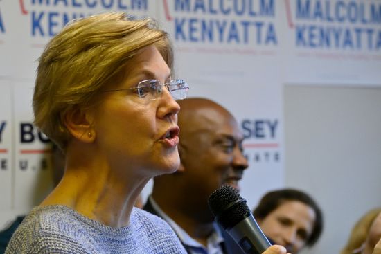 Us Sen Elizabeth Warren Dma Speaks Editorial Stock Photo - Stock Image ...