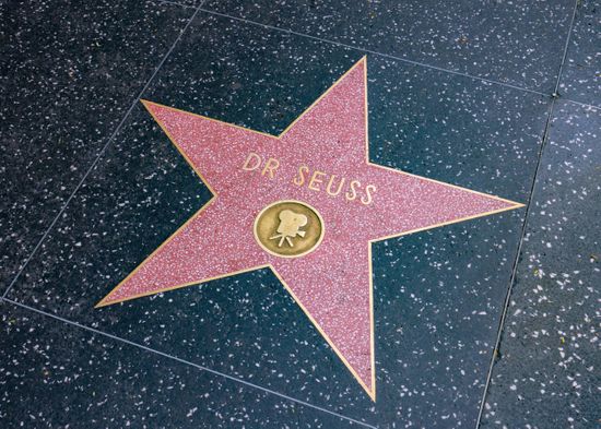 Dr Seuss Star On Walk Fame Editorial Stock Photo - Stock Image ...