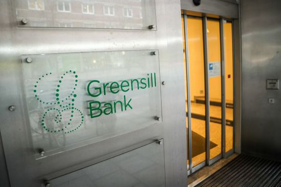 Logo Entrance Greensill Bank Bremen Northern Editorial Stock Photo ...