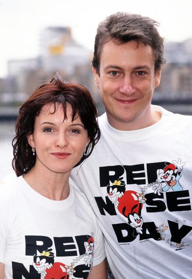 Dervla Kirwan Husband Stephen Tompkinson Comic Editorial Stock Photo ...