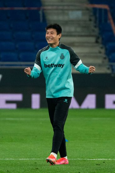 Rcd Espanyols Wu Lei Warms Before Editorial Stock Photo - Stock Image ...