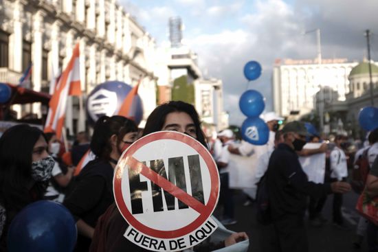 Costa Rican Union Members Hold Baloons Editorial Stock Photo - Stock ...